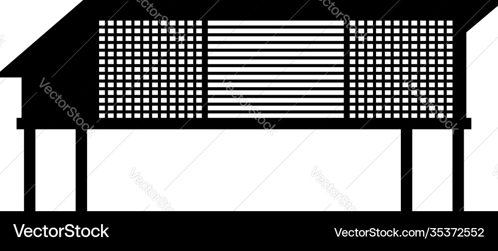 House for rabbits and hares Royalty Free Vector Image