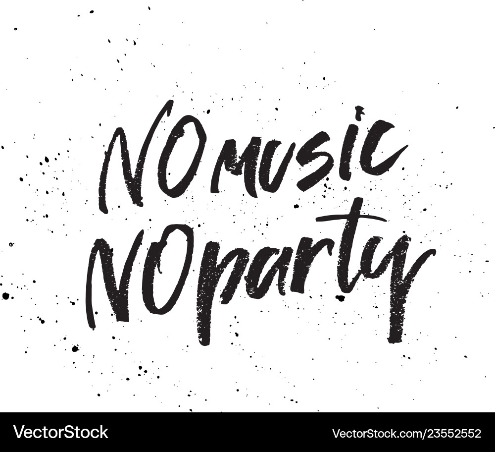 Inspirational hand drawn quote made with ink Vector Image