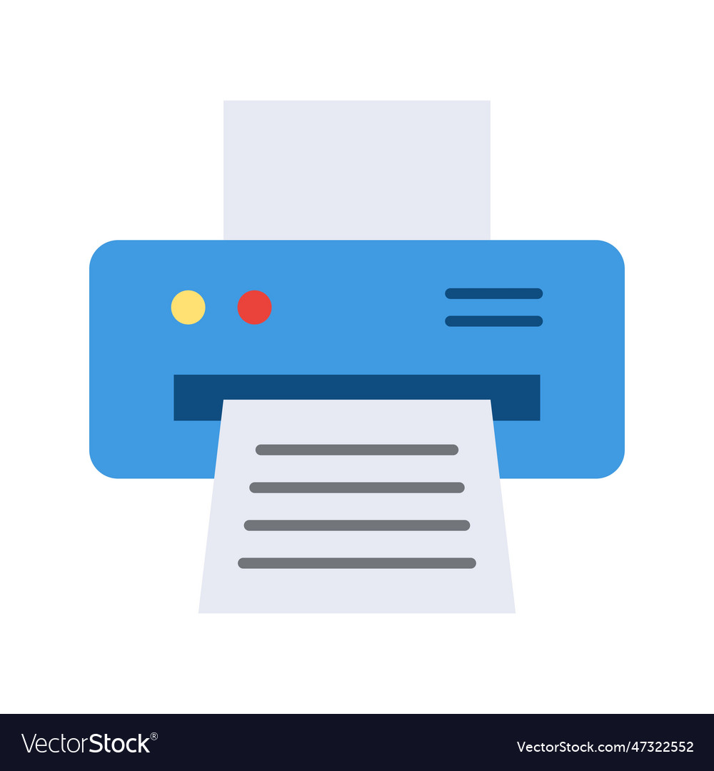 Printer icon image Royalty Free Vector Image - VectorStock