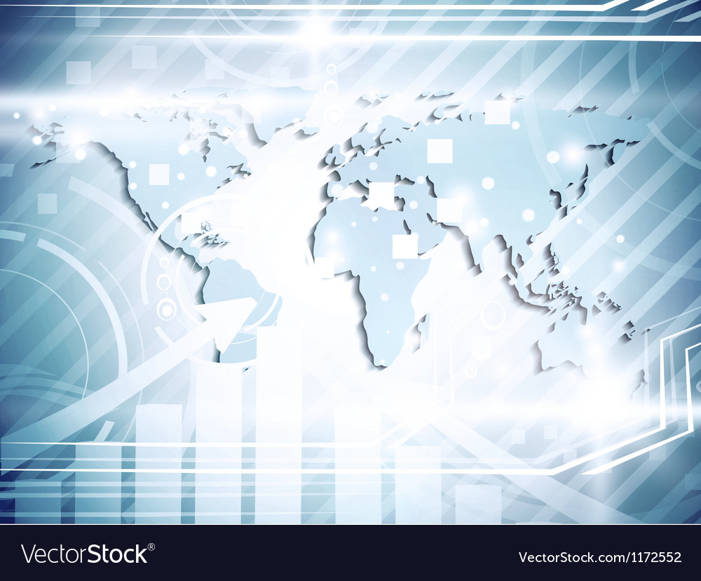 World map Royalty Free Vector Image - VectorStock