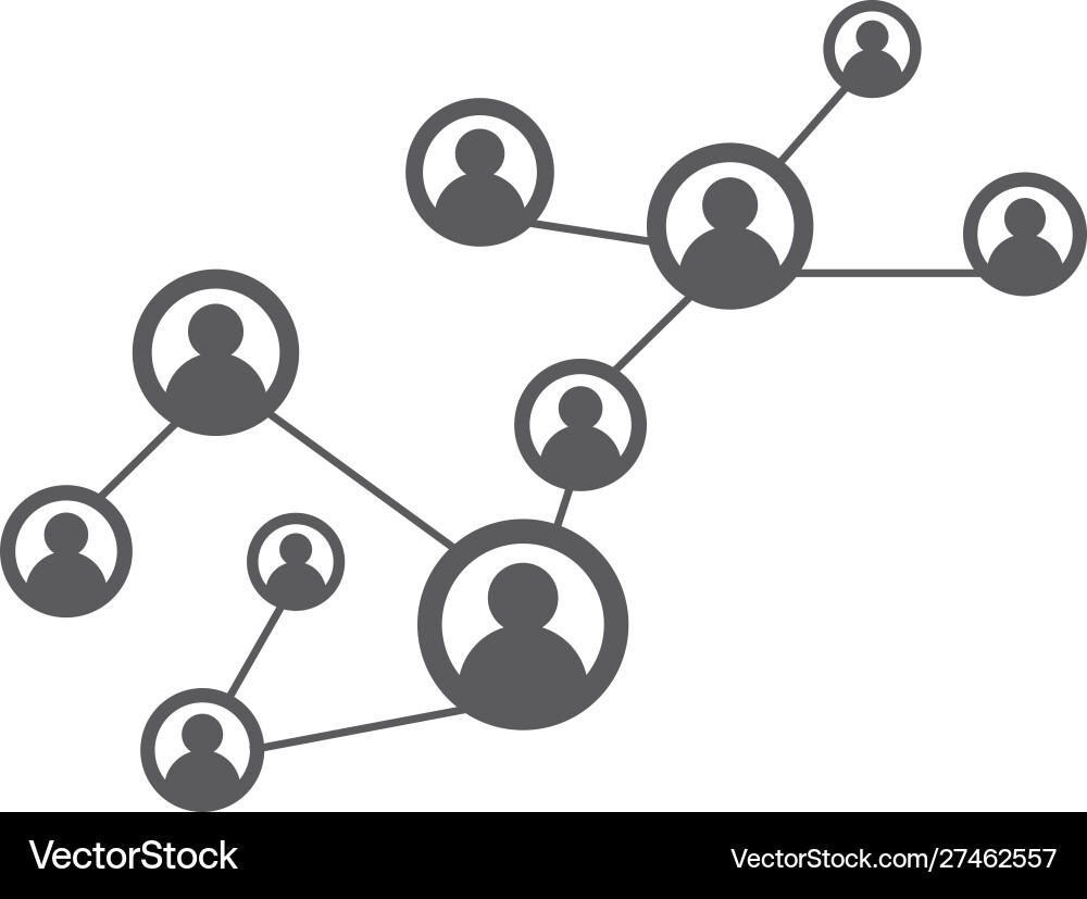 People network and social icon Royalty Free Vector Image
