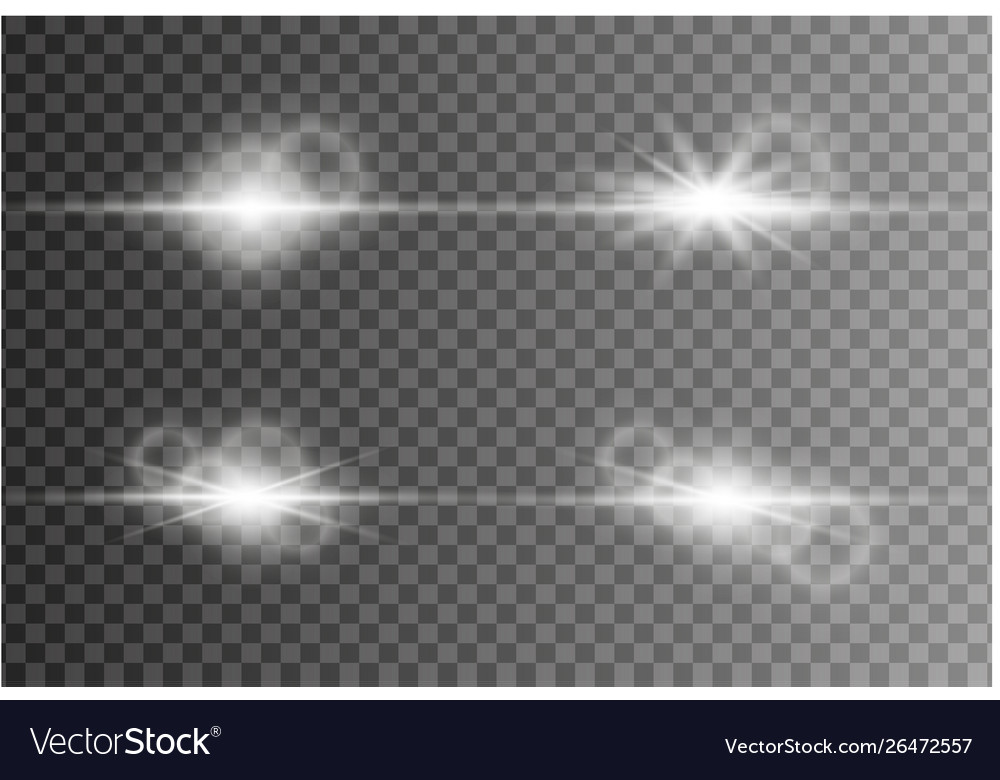 Sunlight light effect Royalty Free Vector Image