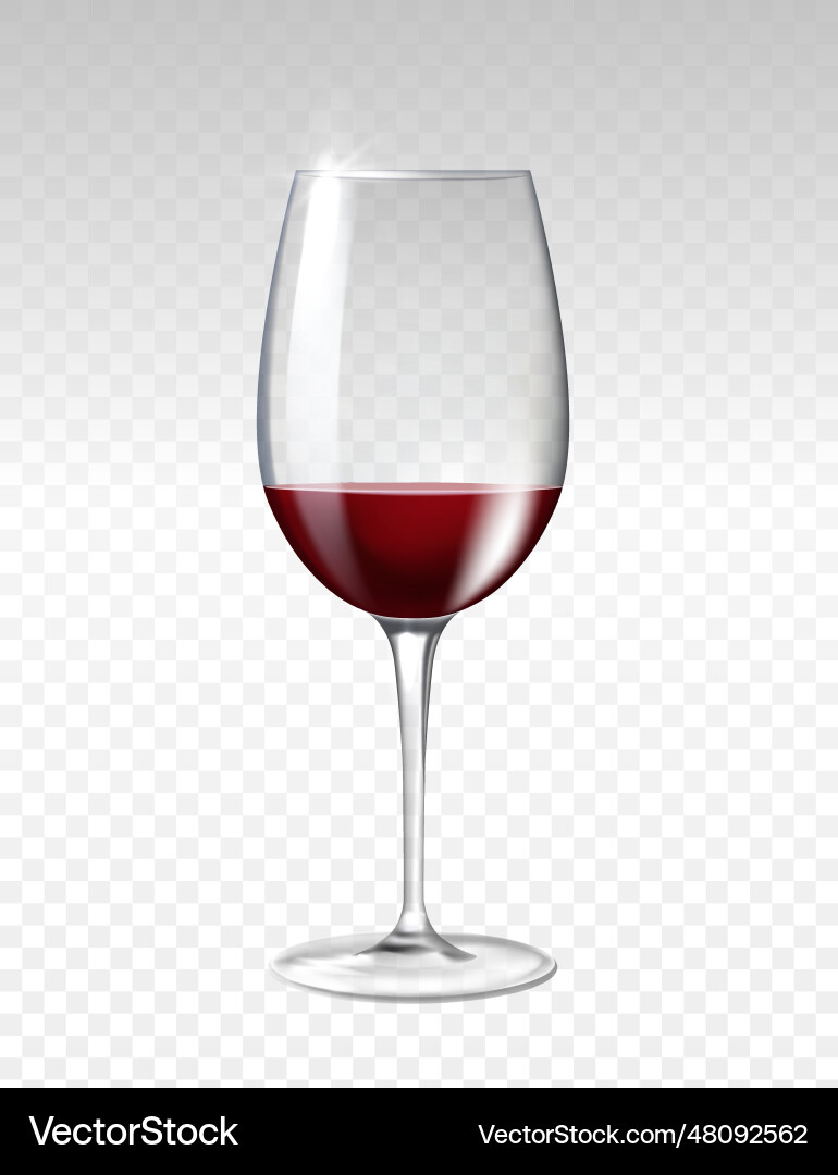 Glass of wine concept Royalty Free Vector Image