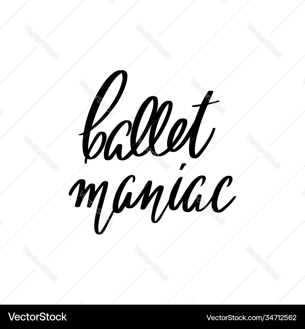 Hand drawn lettering isolated template for card Vector Image