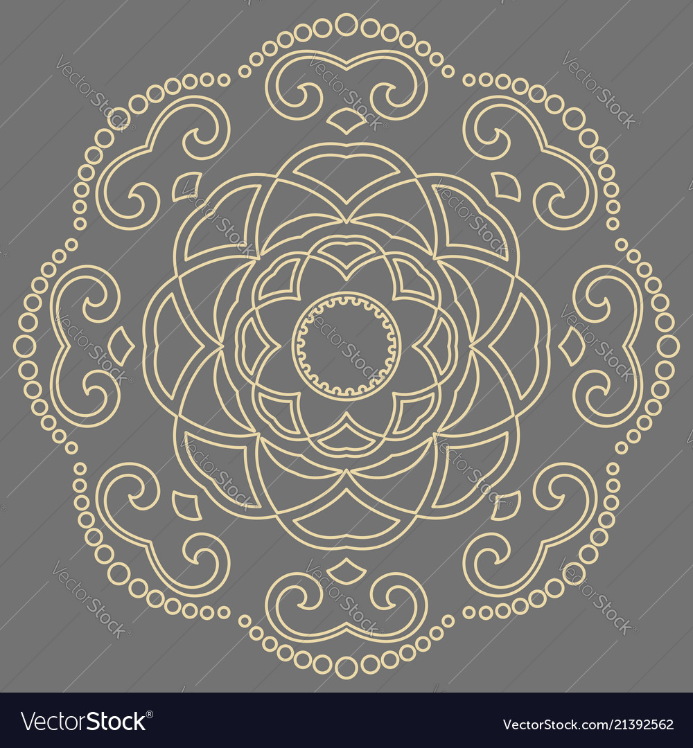 Oriental abstract pattern Royalty Free Vector Image