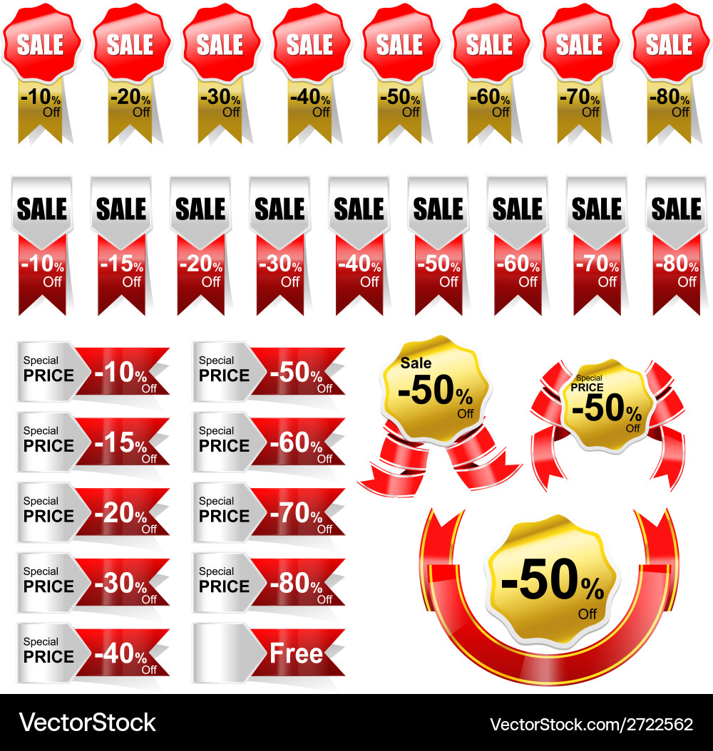 Sale tag 002 Royalty Free Vector Image - VectorStock