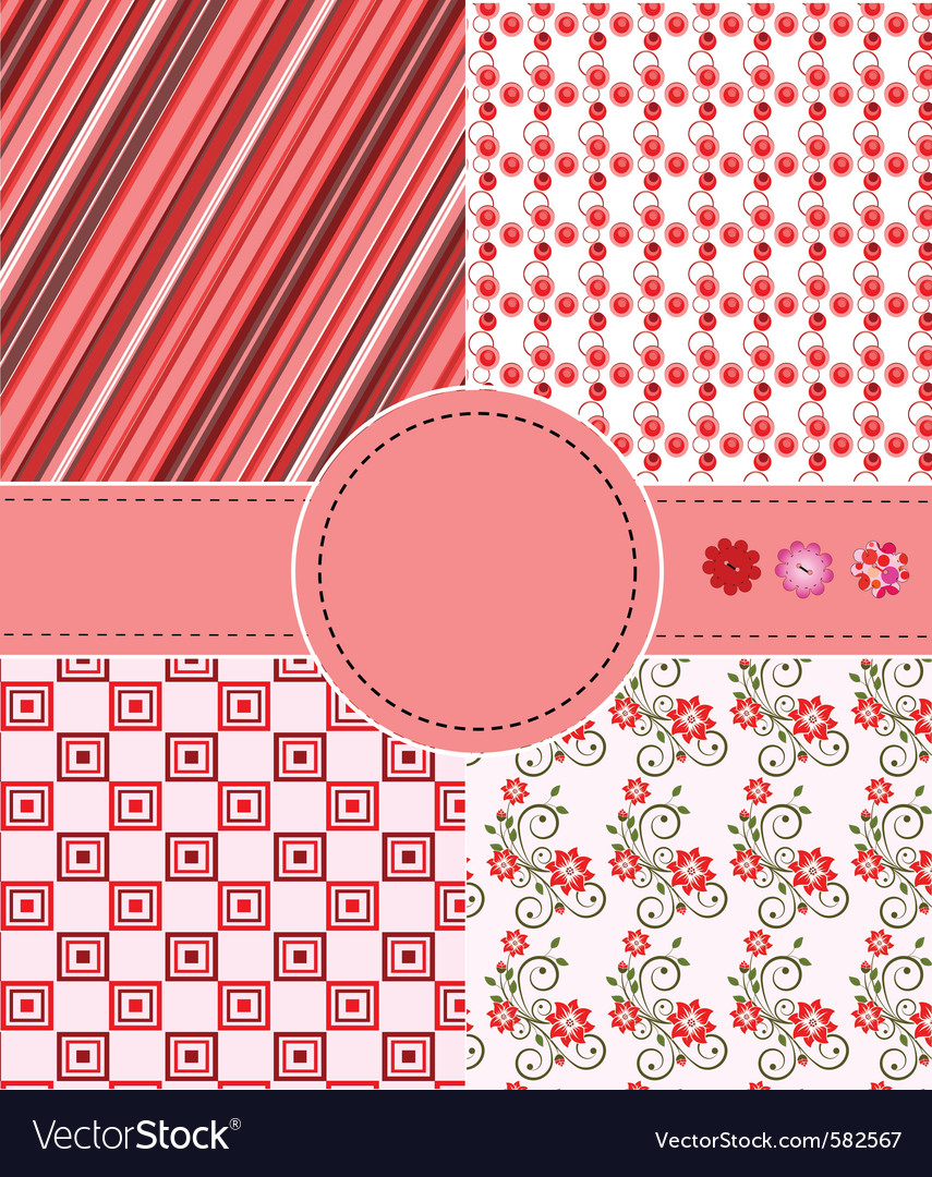 Greeting patterns Royalty Free Vector Image - VectorStock