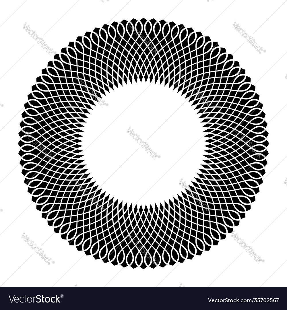 Round frame Royalty Free Vector Image - VectorStock