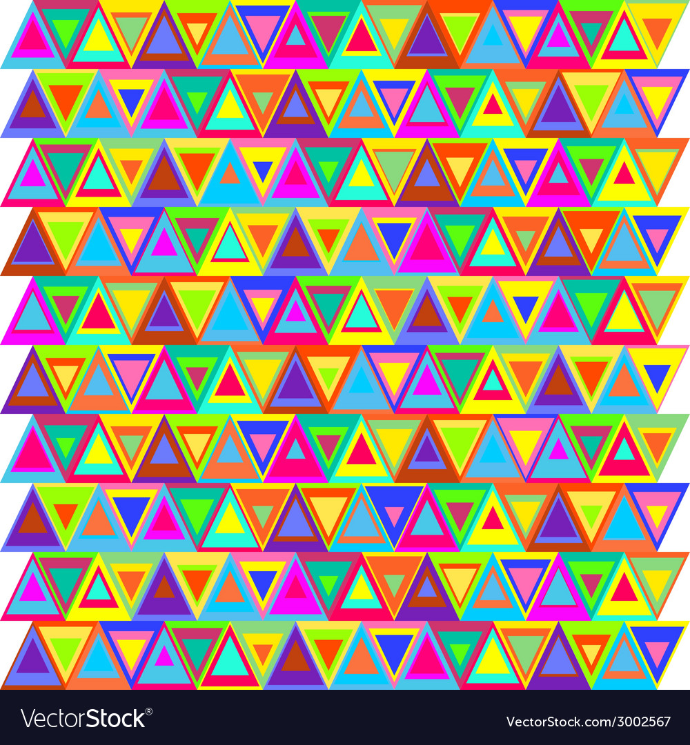 Seamless nested triangle pattern Royalty Free Vector Image