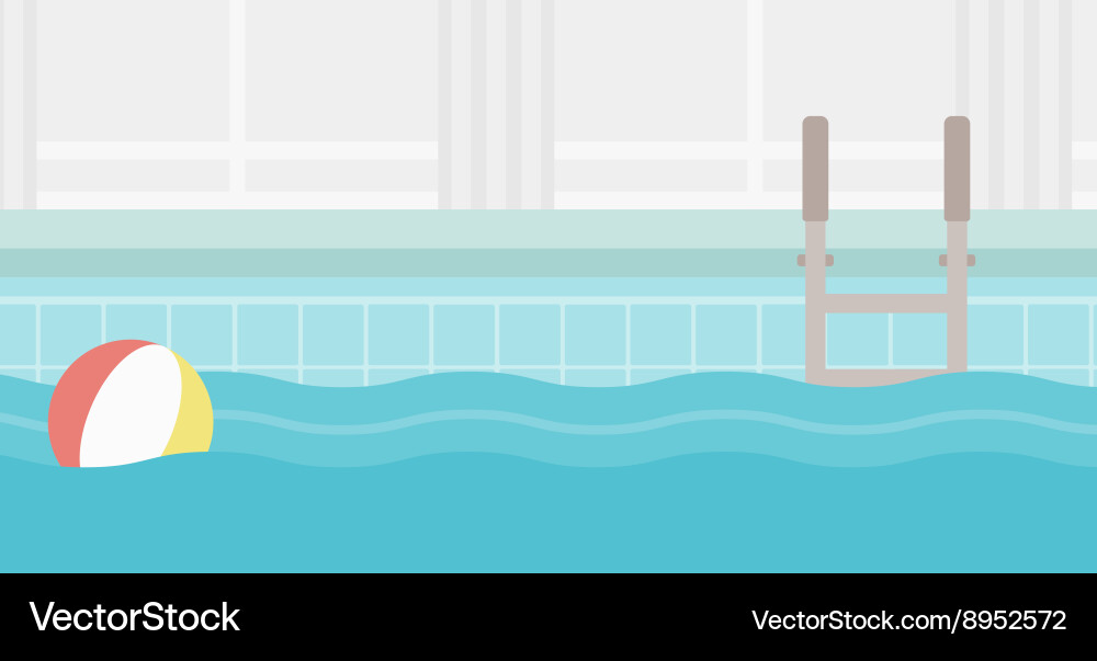 Background of swimming pool Royalty Free Vector Image