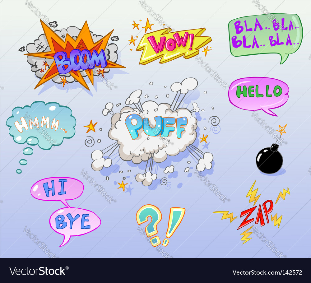 Comics Royalty Free Vector Image - VectorStock