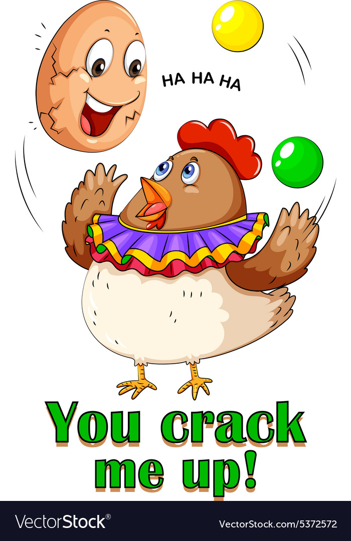 Cracking egg Royalty Free Vector Image - VectorStock
