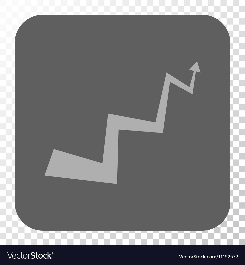 Curve Arrow Rounded Square Button Royalty Free Vector Image