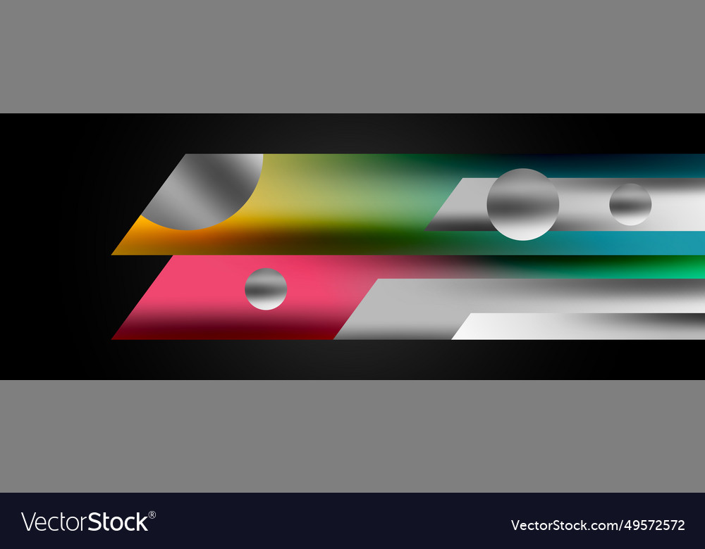 Dynamic lines geometric background visual Vector Image