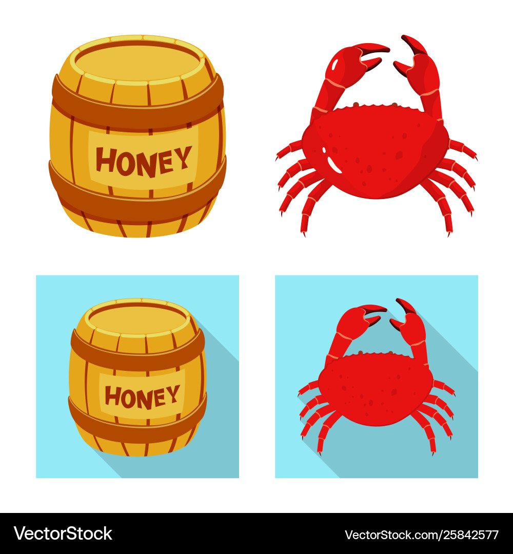 Design taste and product logo Royalty Free Vector Image
