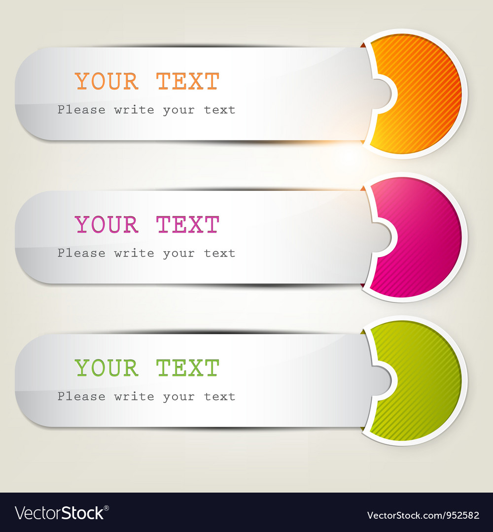 Bookmarks set Royalty Free Vector Image - VectorStock