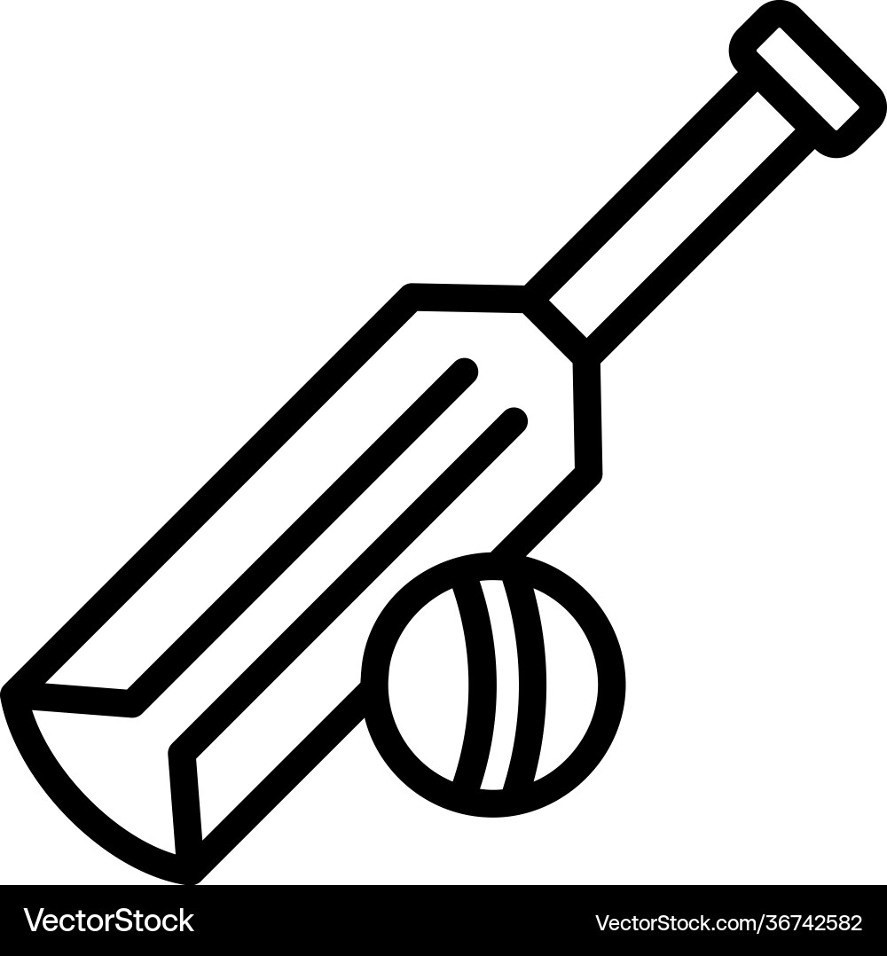 Cricket Royalty Free Vector Image - VectorStock
