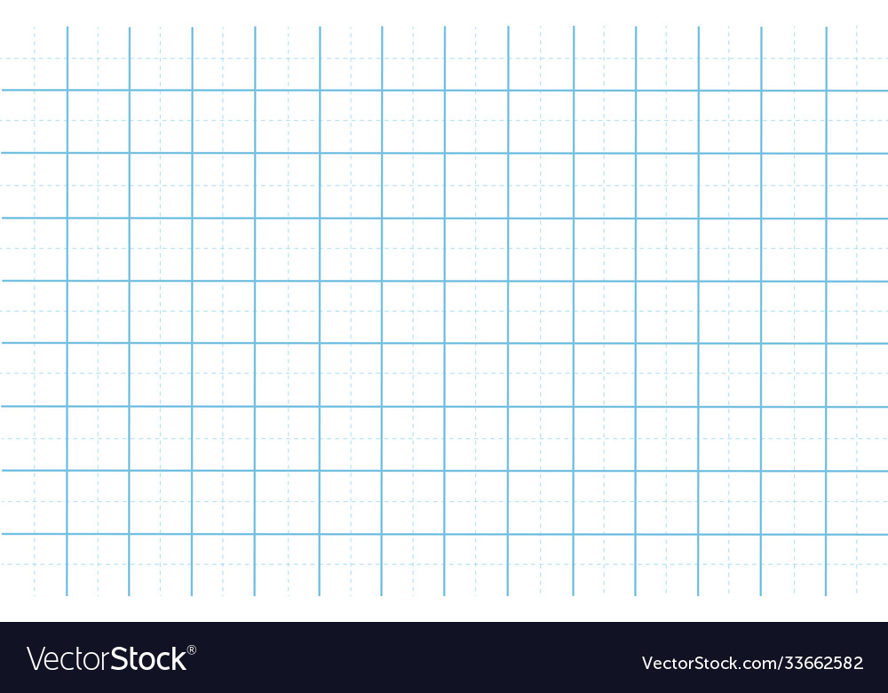 Dashed line grid paper with white pattern Vector Image