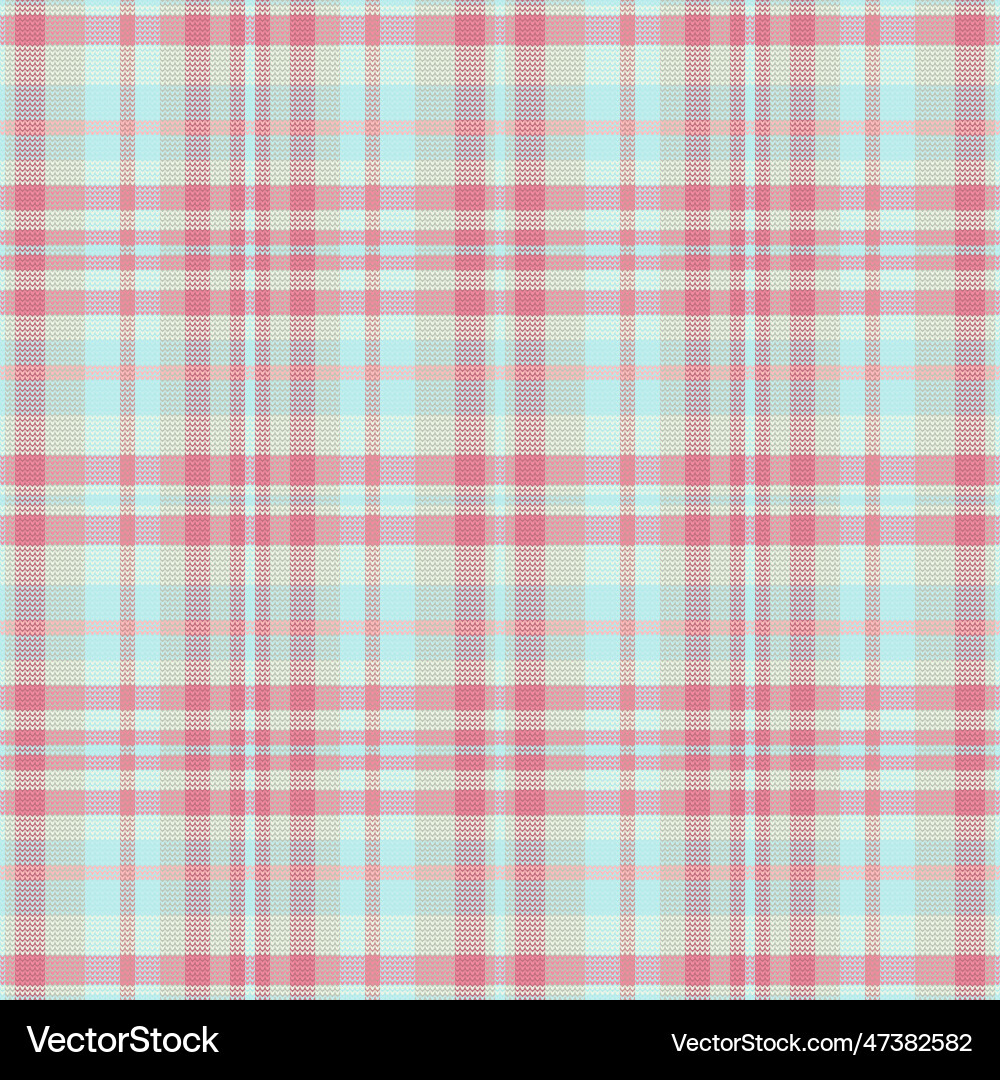Tartan or plaid pastel color pattern Royalty Free Vector