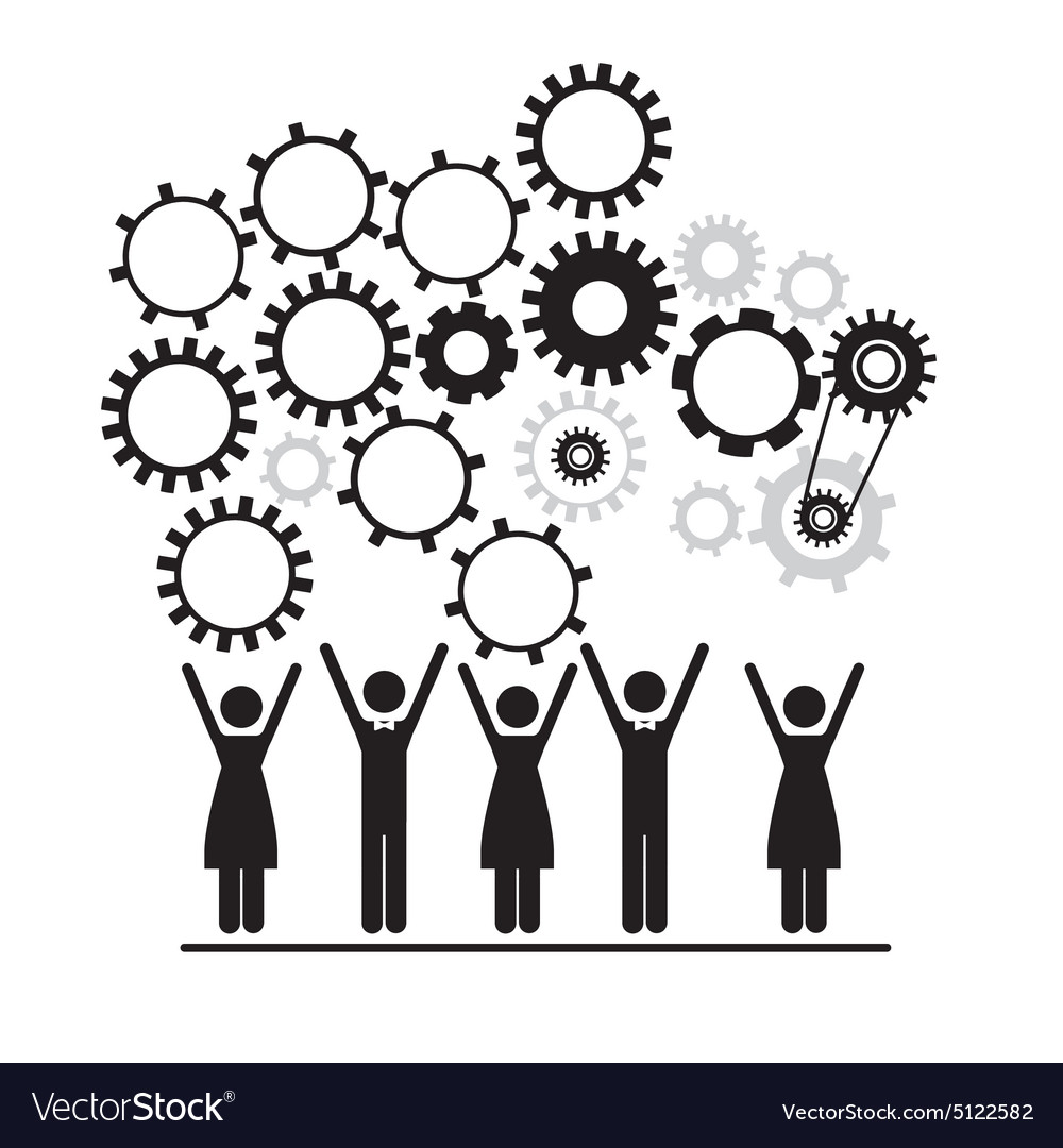 Workforce design Royalty Free Vector Image - VectorStock