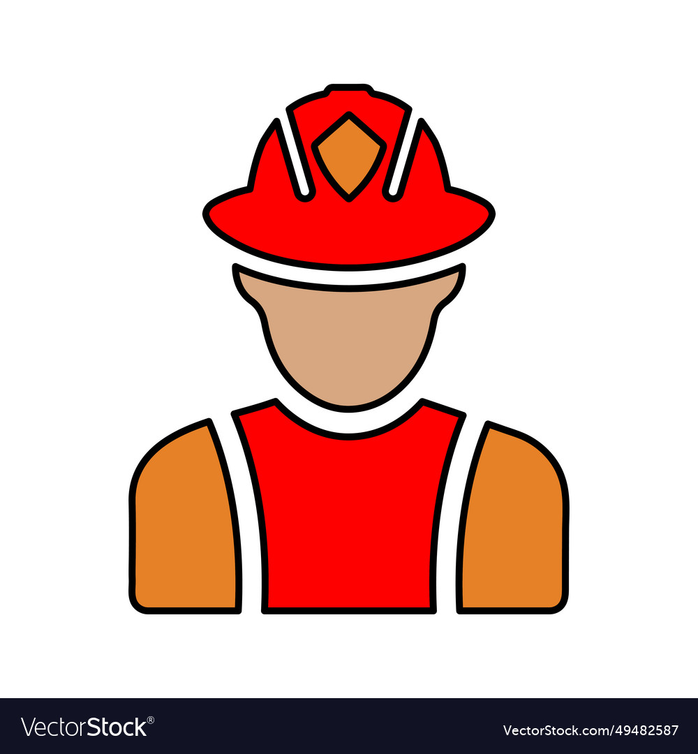 Builder contractor Royalty Free Vector Image - VectorStock
