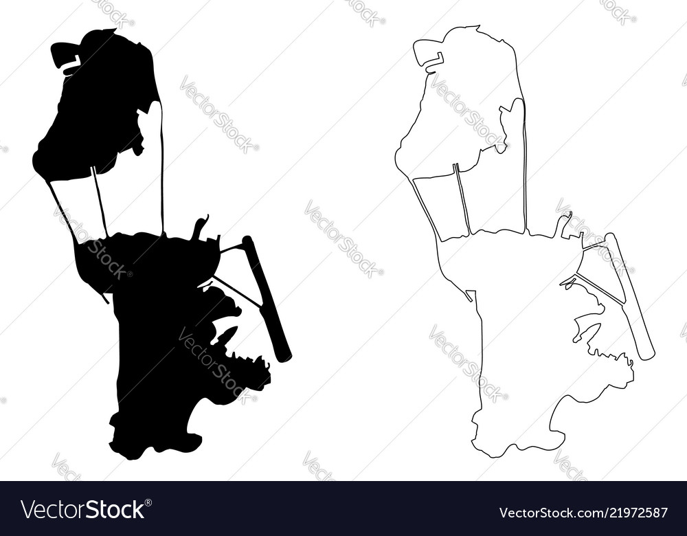 Macau map Royalty Free Vector Image - VectorStock