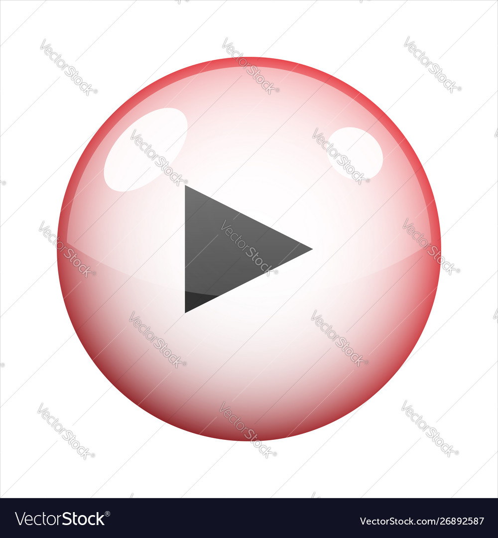 Play button Royalty Free Vector Image - VectorStock