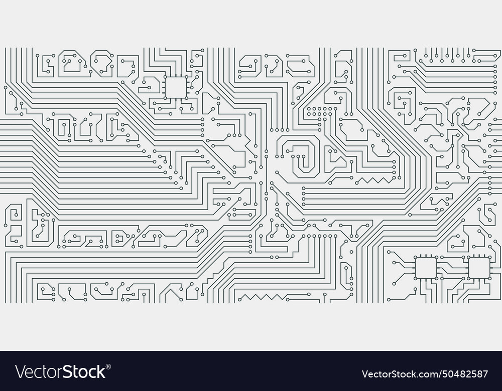 Technology lines Royalty Free Vector Image - VectorStock