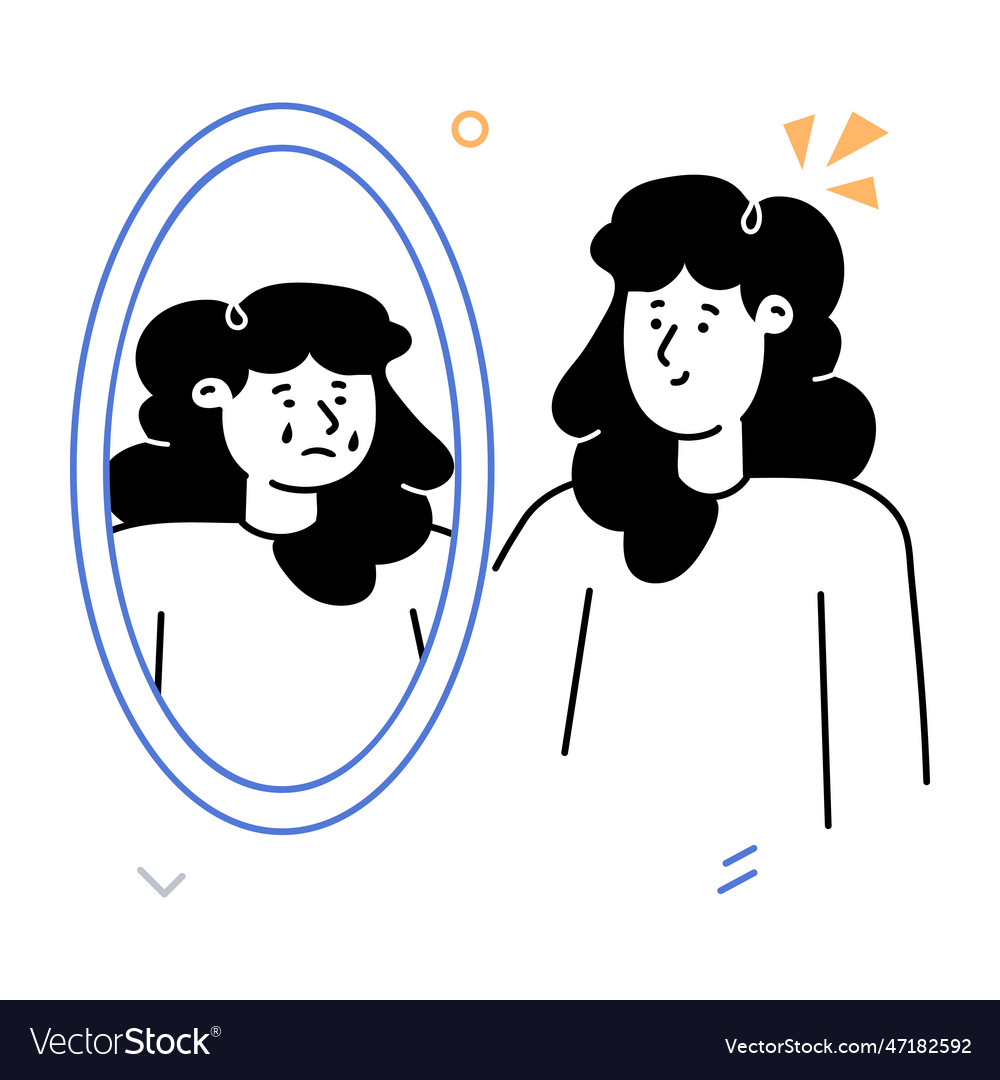 Insecurity Royalty Free Vector Image - VectorStock