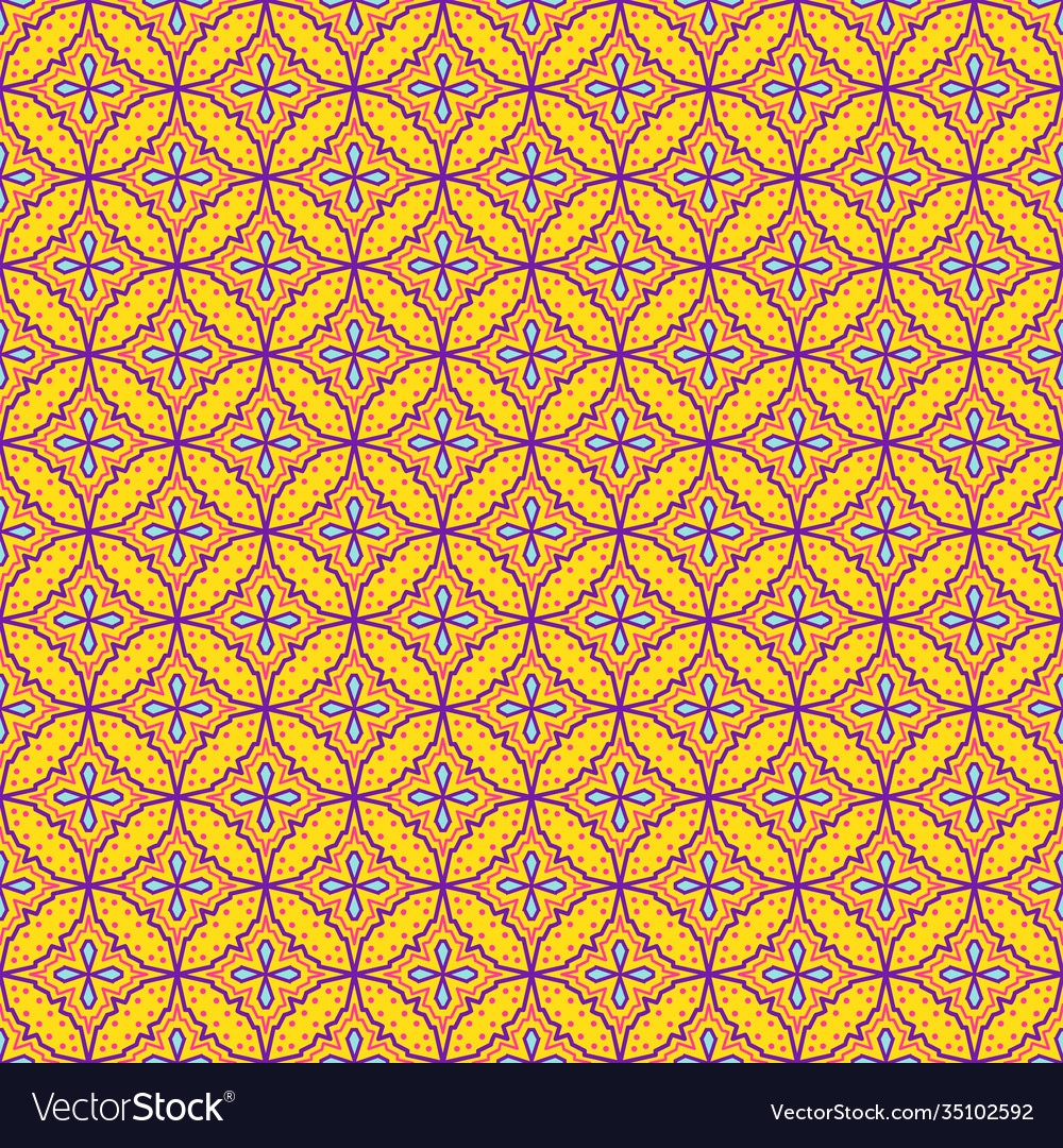 Oriental seamless pattern Royalty Free Vector Image