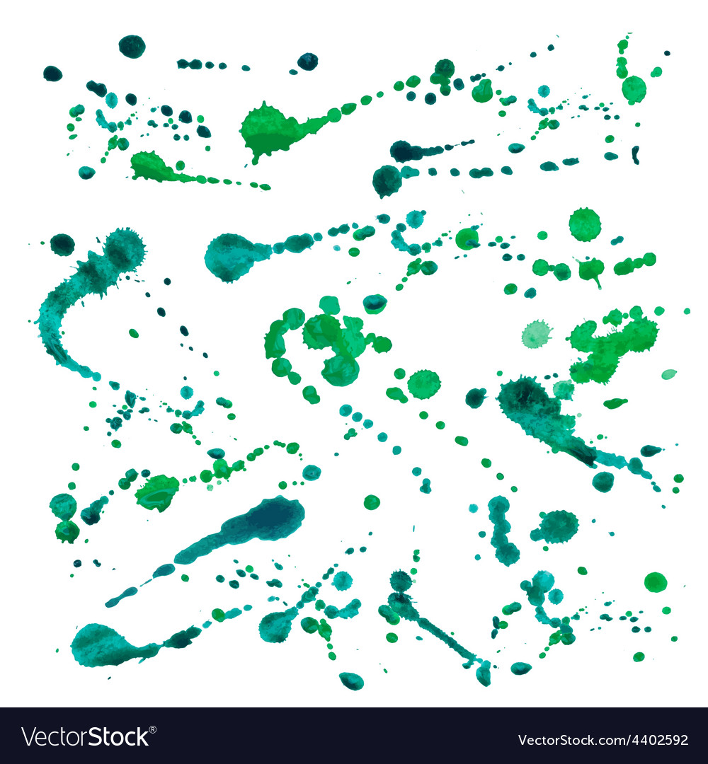 Splashes Royalty Free Vector Image - VectorStock