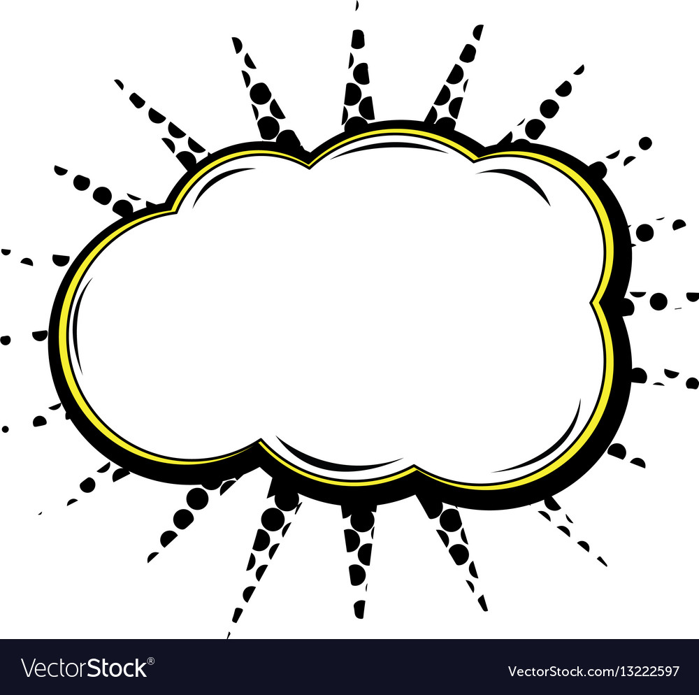 Isolated comic expression Royalty Free Vector Image