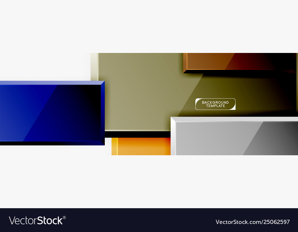 Square geometric composition Royalty Free Vector Image