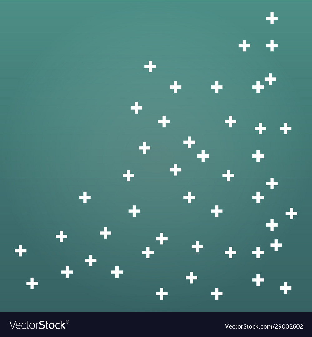 Abstract Geometric Medical Cross Shape Medicine Vector Image