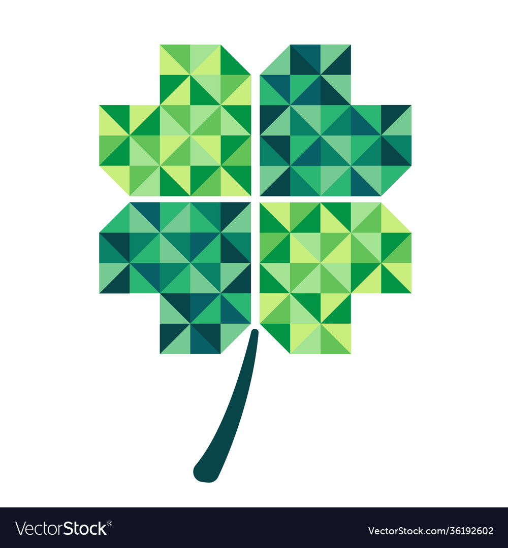 Clover leaf Royalty Free Vector Image - VectorStock