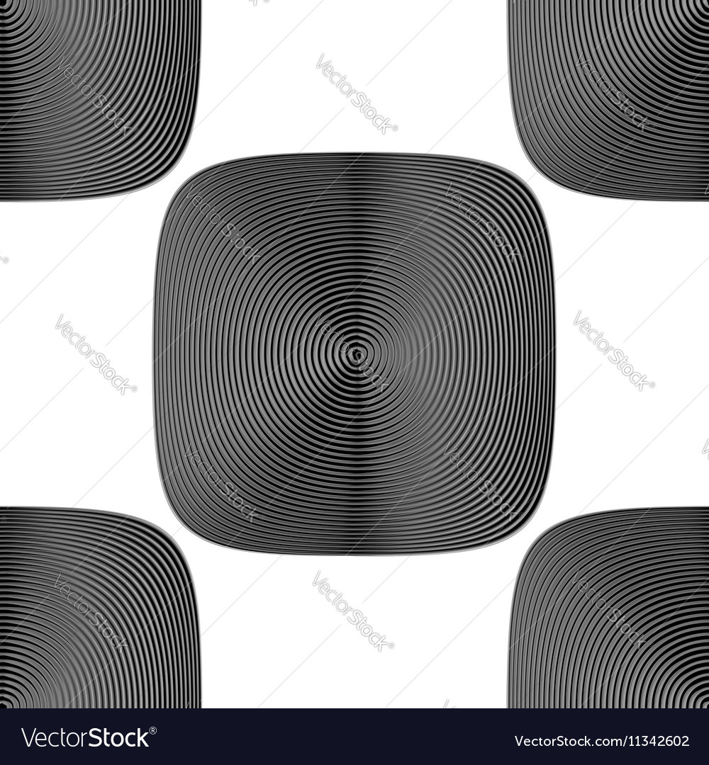 Design Seamless Monochrome Geometric Background Vector Image