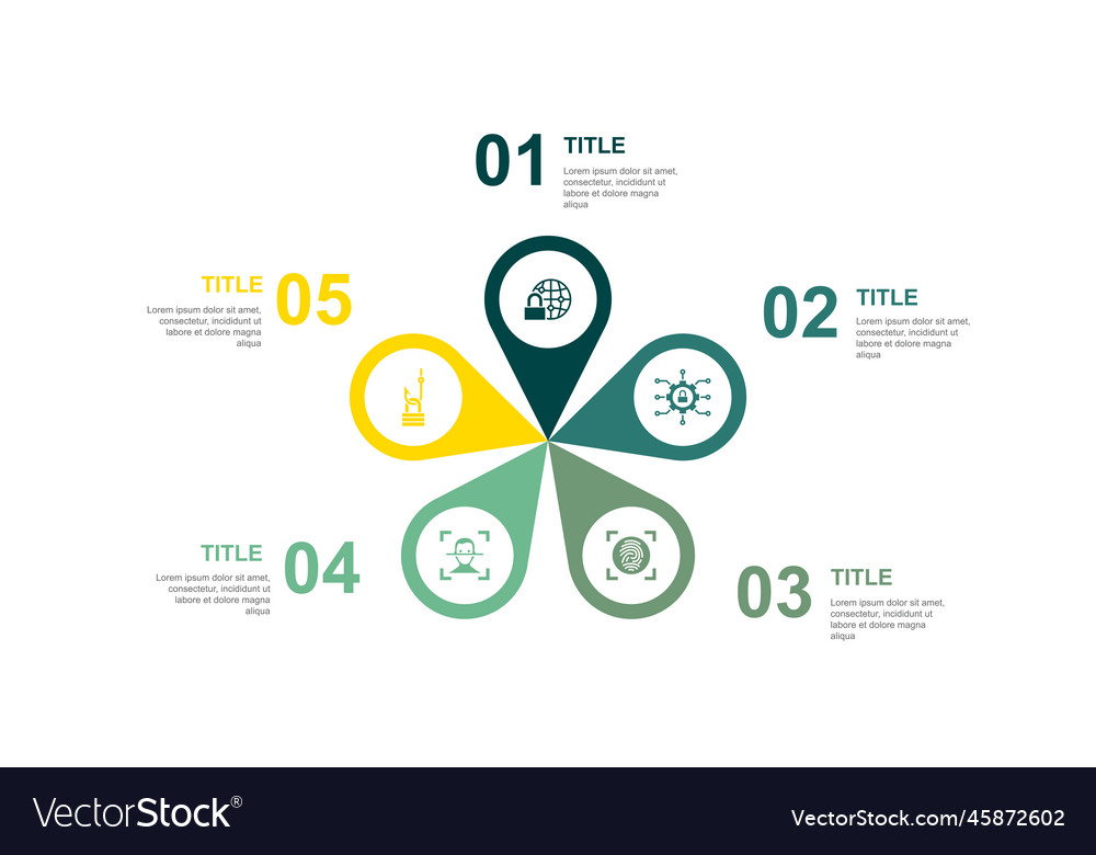 Internet Security Cyber Fingerprint Royalty Free Vector