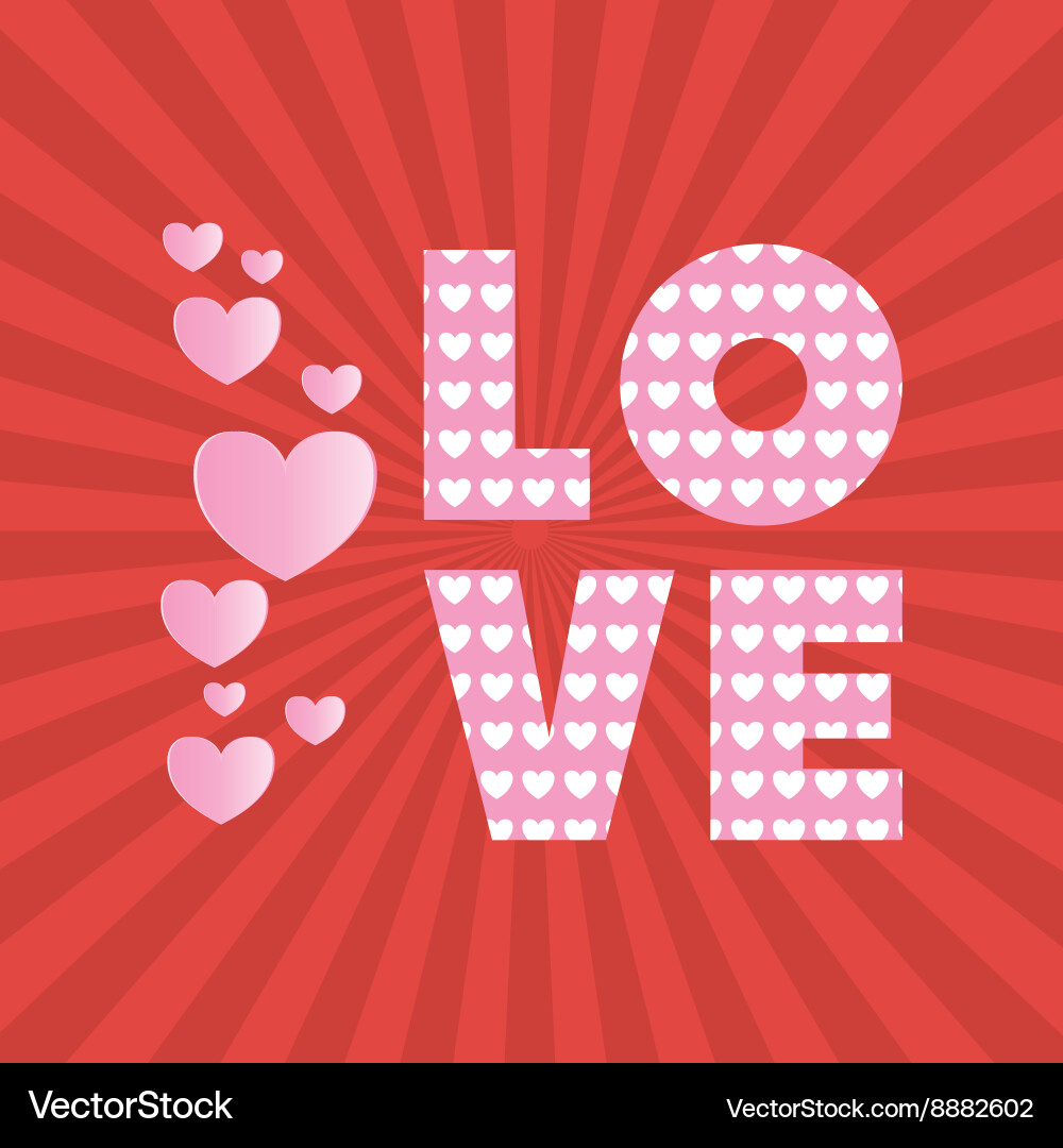 Love design romantic icon colorful Royalty Free Vector Image