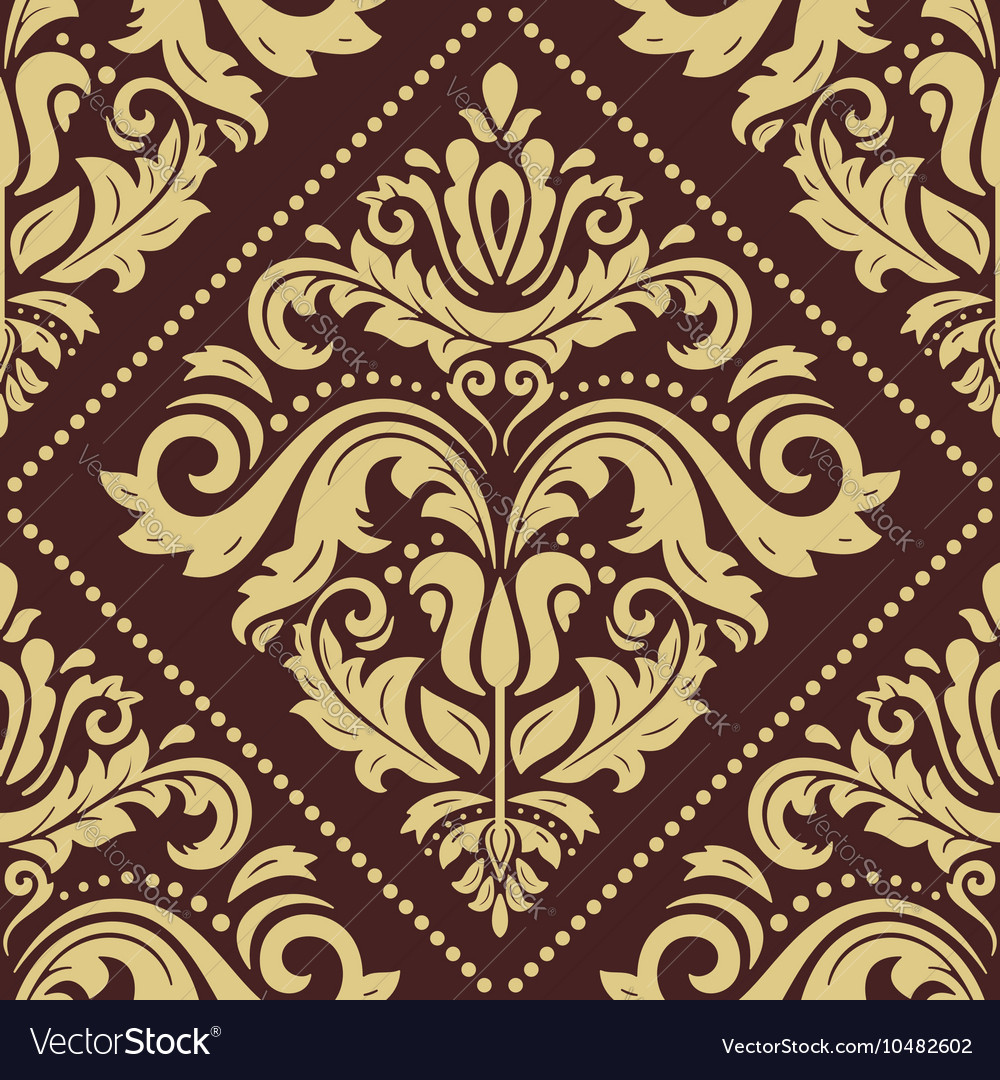 Seamless baroque pattern Royalty Free Vector Image