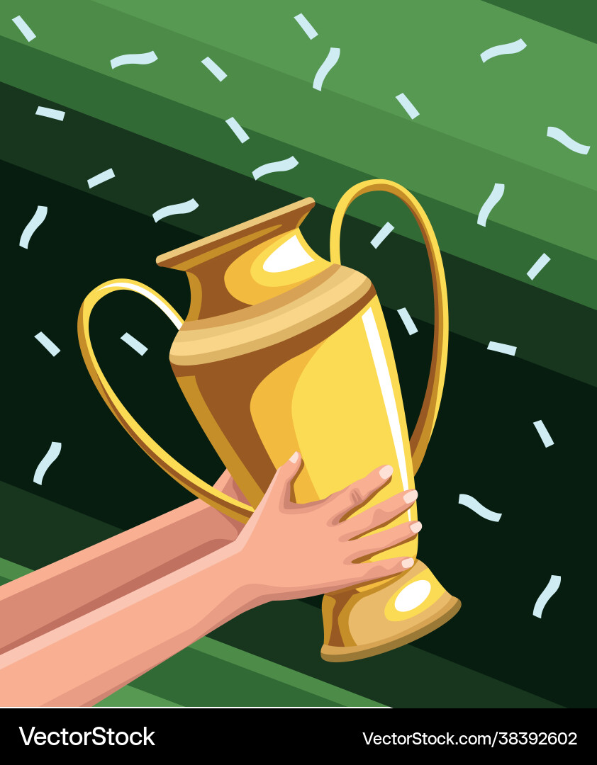 Soccer championship banner Royalty Free Vector Image