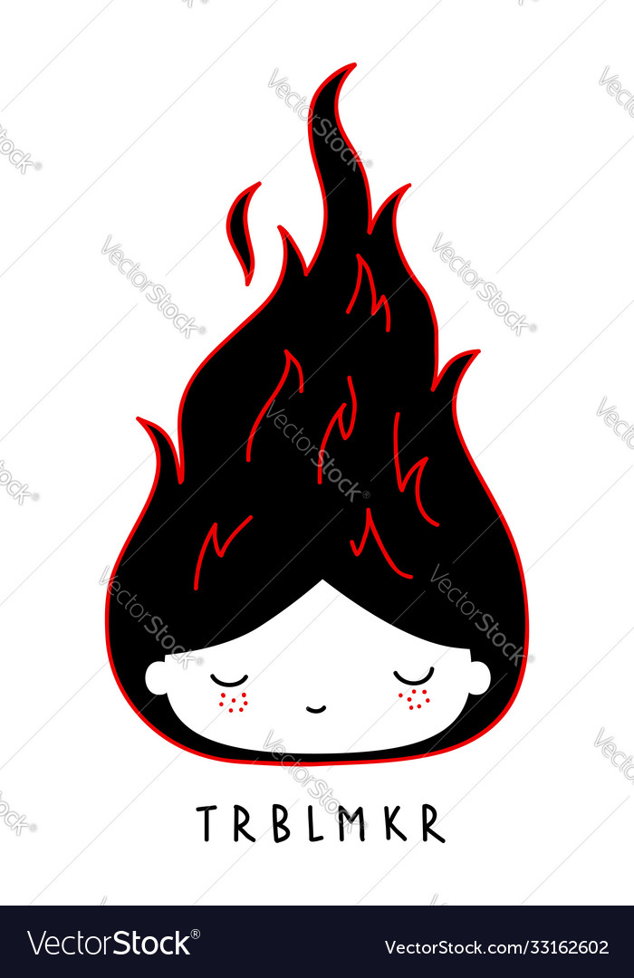 Trouble maker Royalty Free Vector Image - VectorStock