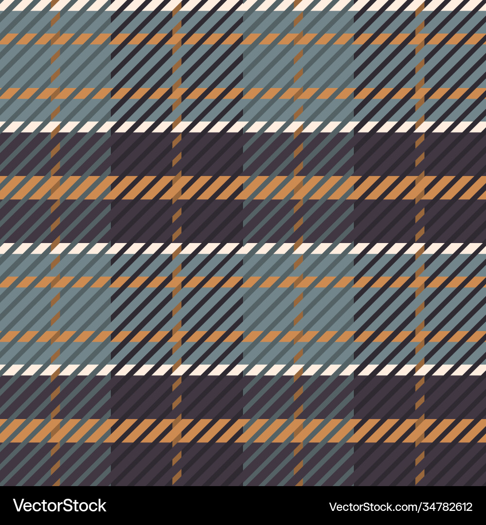 Cute gender neutral tartan seamless pattern Vector Image