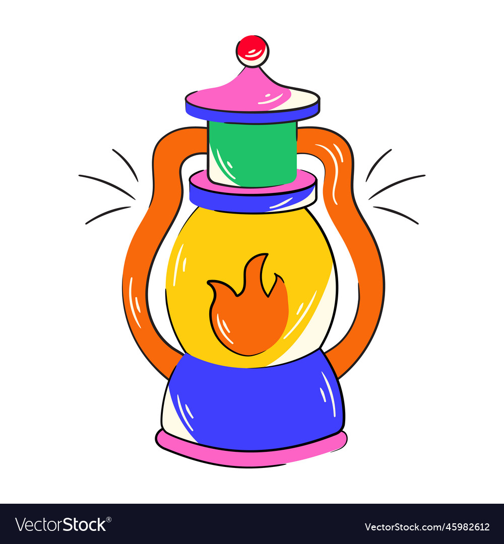 Lantern Royalty Free Vector Image - VectorStock