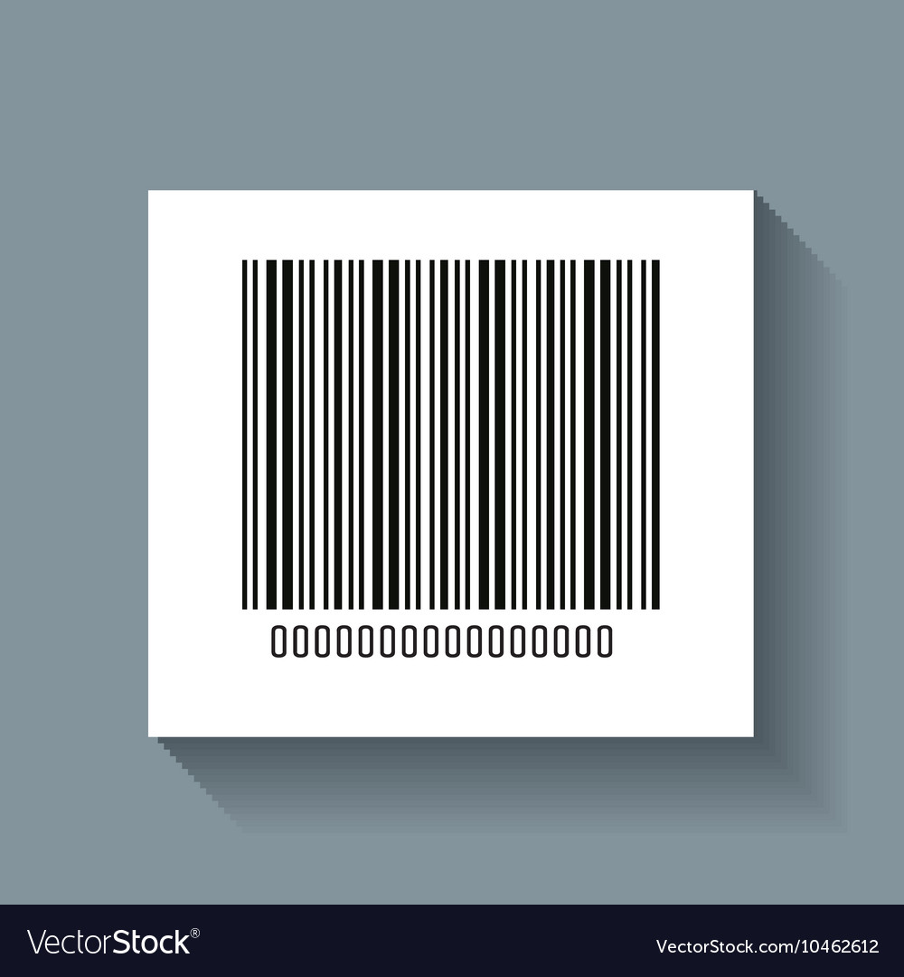 System bar code id product Royalty Free Vector Image