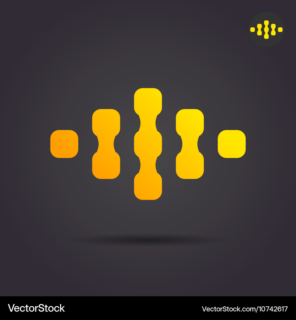 Connect sign bonds and links Royalty Free Vector Image