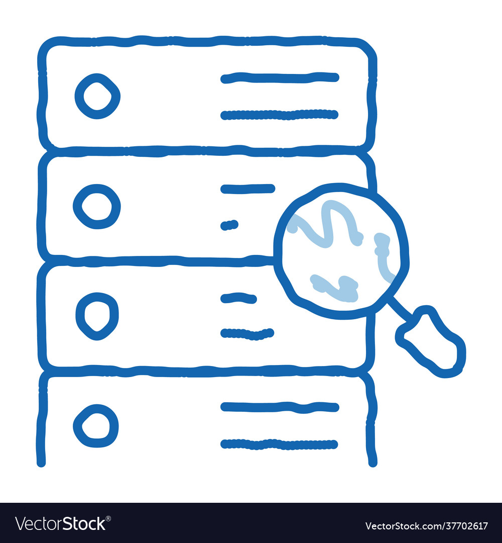Particle Research Algorithm Doodle Icon Hand Drawn