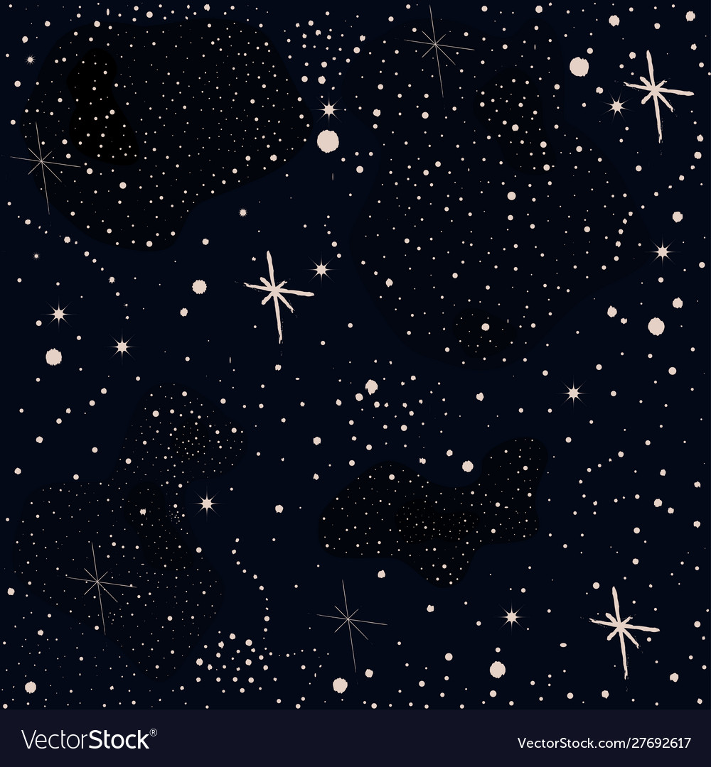 Seamless pattern with stars Royalty Free Vector Image