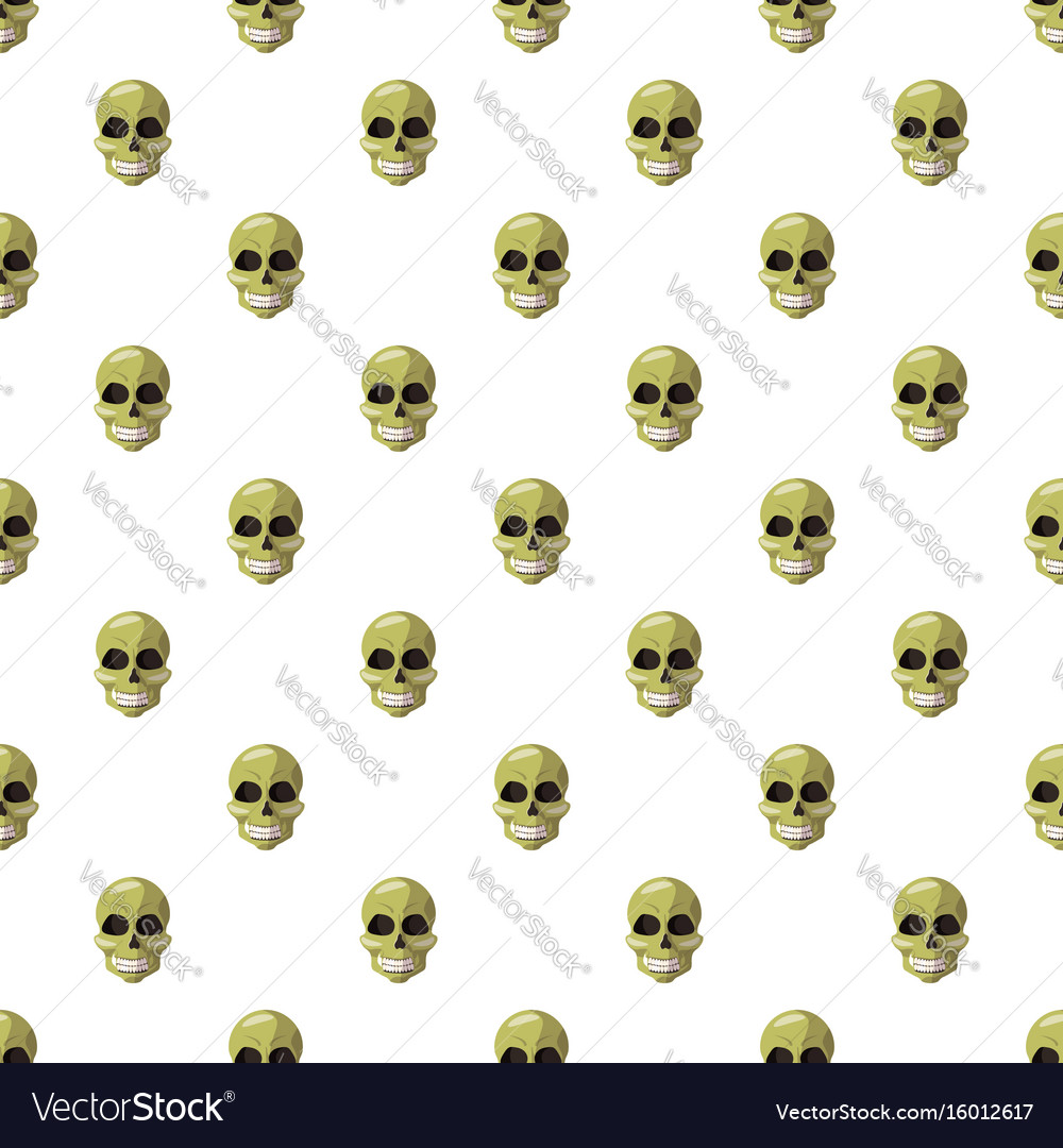 Skull pattern Royalty Free Vector Image - VectorStock