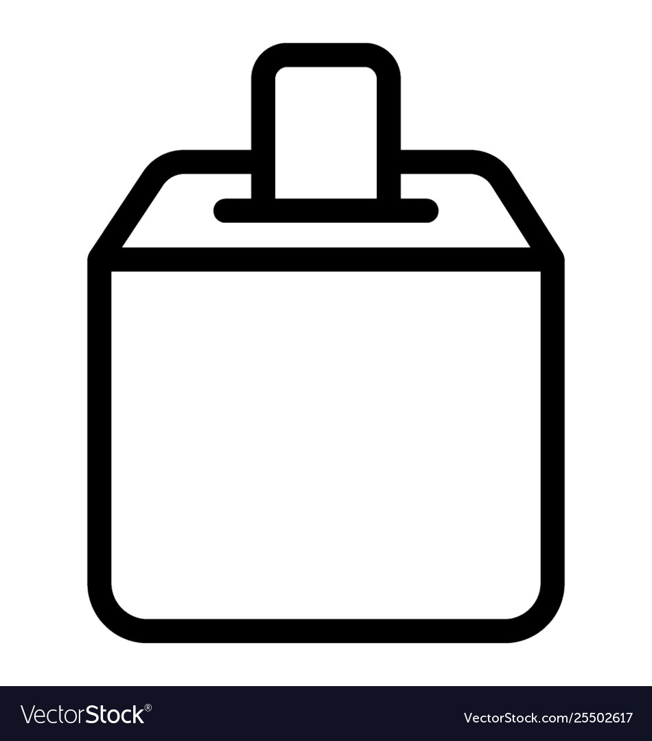 Vote casting Royalty Free Vector Image - VectorStock