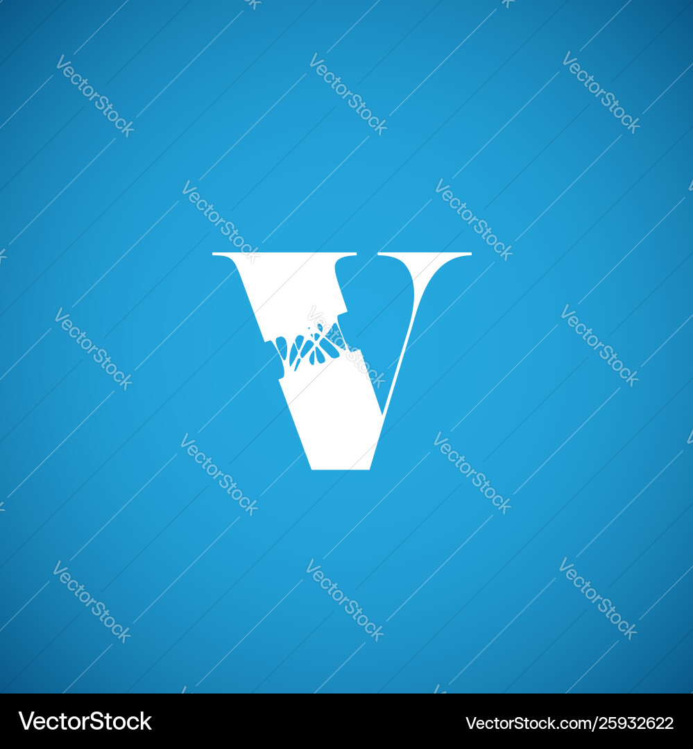 Flexy character from a typeset Royalty Free Vector Image